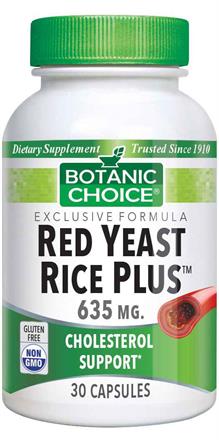 Buy Red Yeast Rice Plus - 30 capsules - Botanic Choice