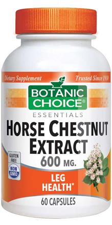 Buy Horse Chestnut Extract 600 mg. - 60 capsules - Botanic Choice