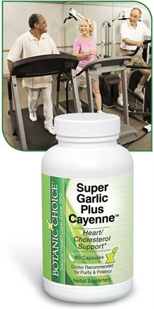 Buy Super Garlic Plus Cayenne - 60 capsules - Botanic Choice