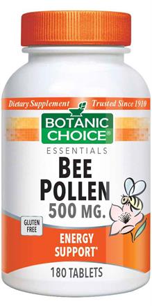 Buy Bee Pollen Tablets 500 mg. - 180 tablets - Botanic Choice