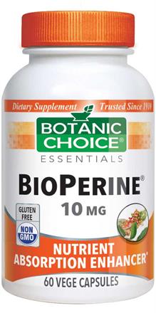 Buy BioPerine - 60 Vege Capsules - Botanic Choice