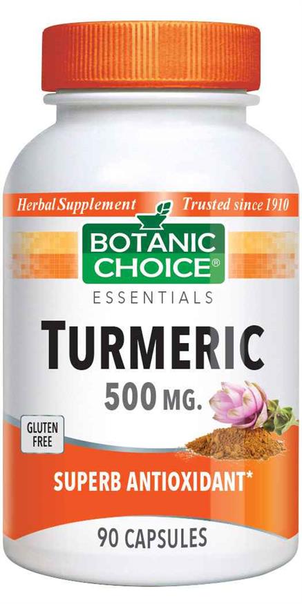 Buy Turmeric 500 mg. - 90 capsules - Botanic Choice