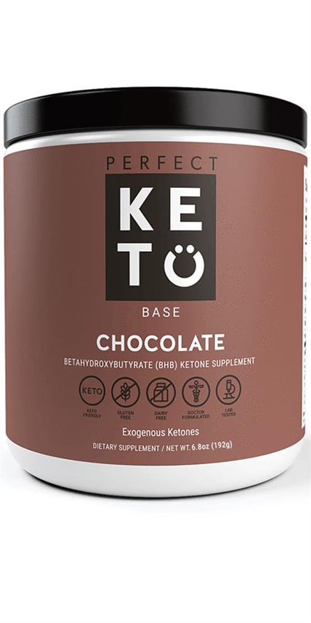 Buy Perfect Keto Exogenous Ketone Base Powder Chocolate - 6.8 oz ...