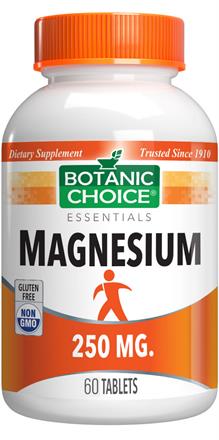 Buy Magnesium 250 mg. - 60 tablets - Botanic Choice