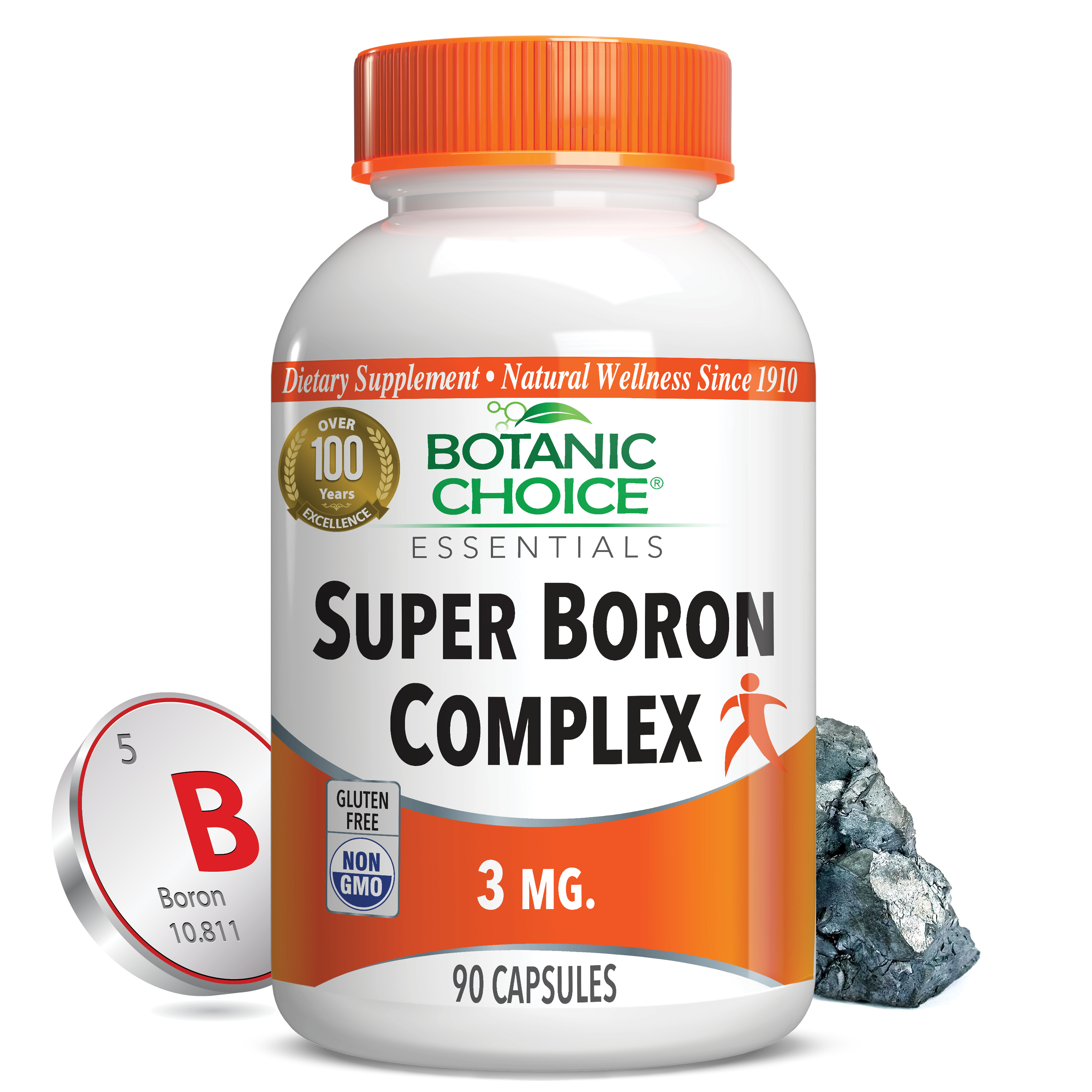 Triple Boron Complex Swanson 3mg - 250 Capsules For Bone & Brain Health ...