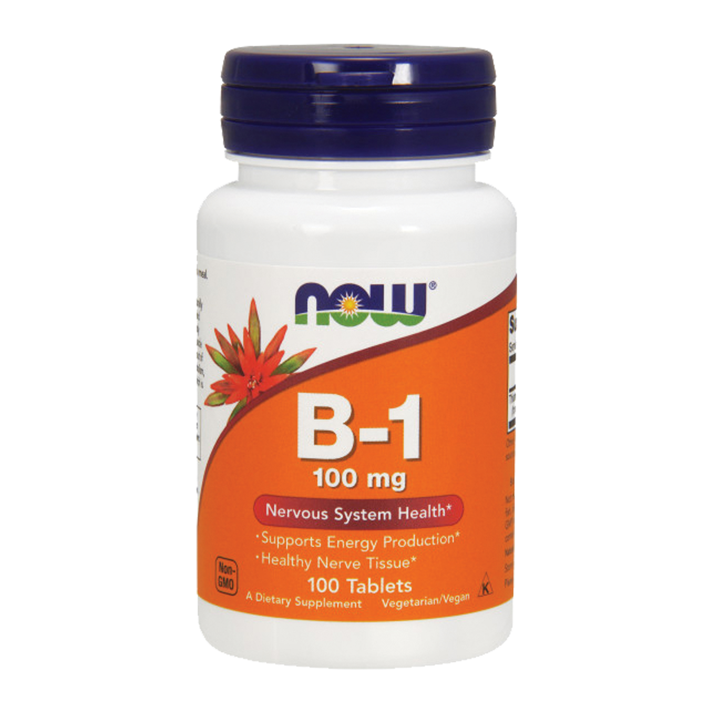 Buy Now Foods - Vitamin B-1 100 mg - 100 Tablets - at Botanic Choice