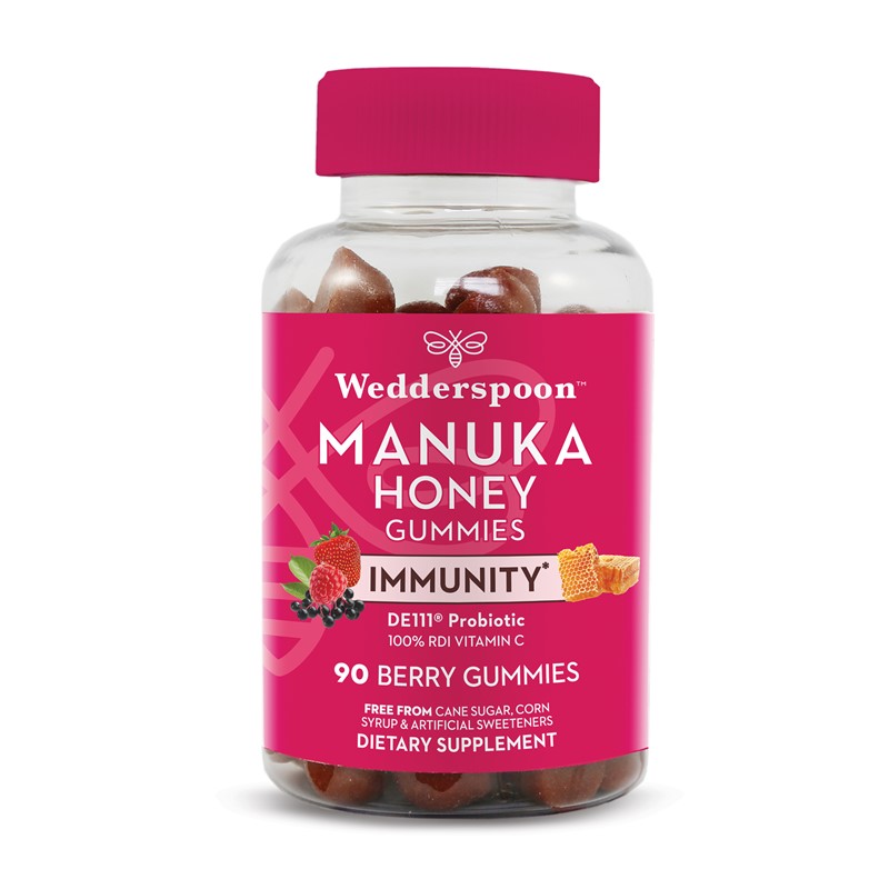 Wedderspoon Manuka Immunity Gummies Berry | BotanicChoice.com
