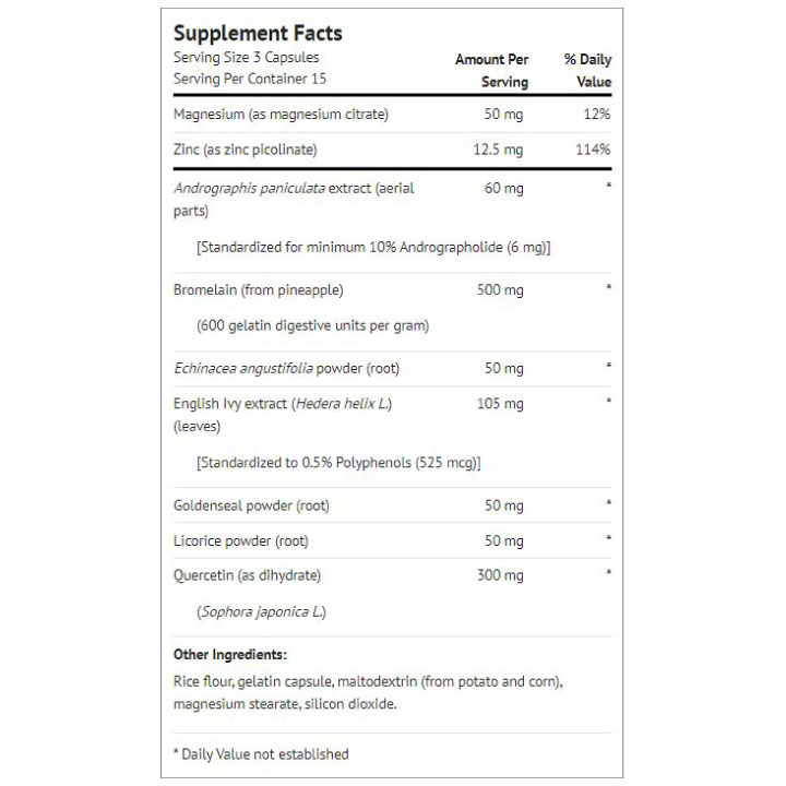 Buy Respi Clear - 45 capsules - Botanic Choice